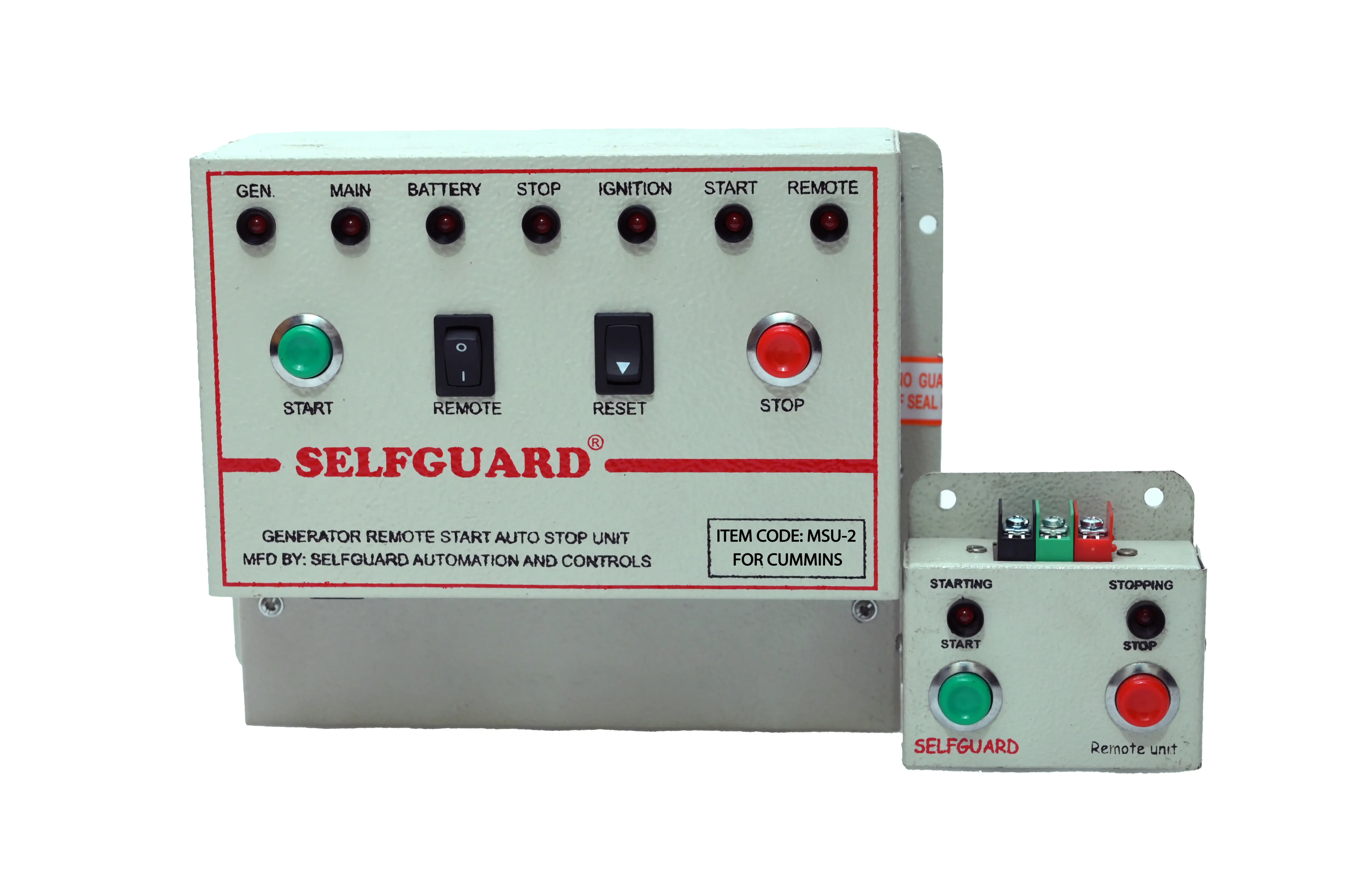Generator Auto Stop Unit with Remote For Cummins